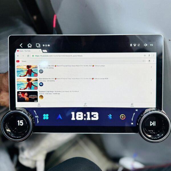 Diamond 2K Stereo 11.8in Dual Knobs || Compatible for Any Car – with ...